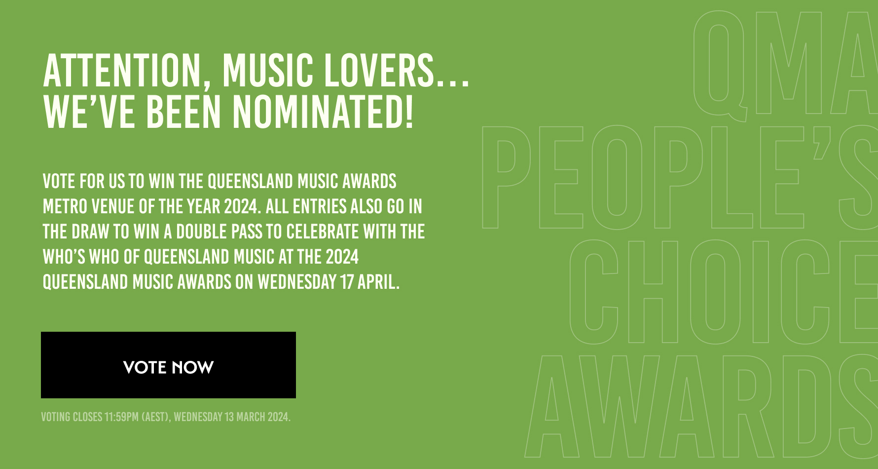 The Triffid | Live Music, Food & Drink, Functions